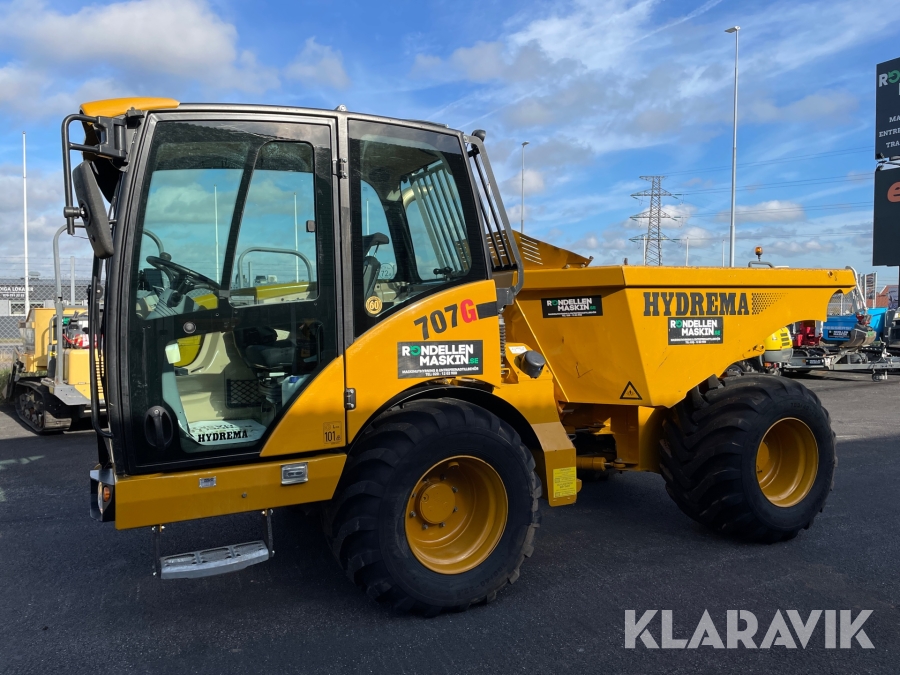 Dumper Hydrema 707G, Varberg, Klaravik auktioner