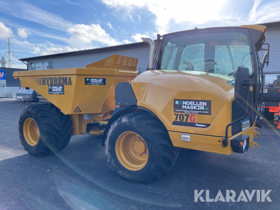 Dumper Hydrema 707G, Varberg, Klaravik auktioner