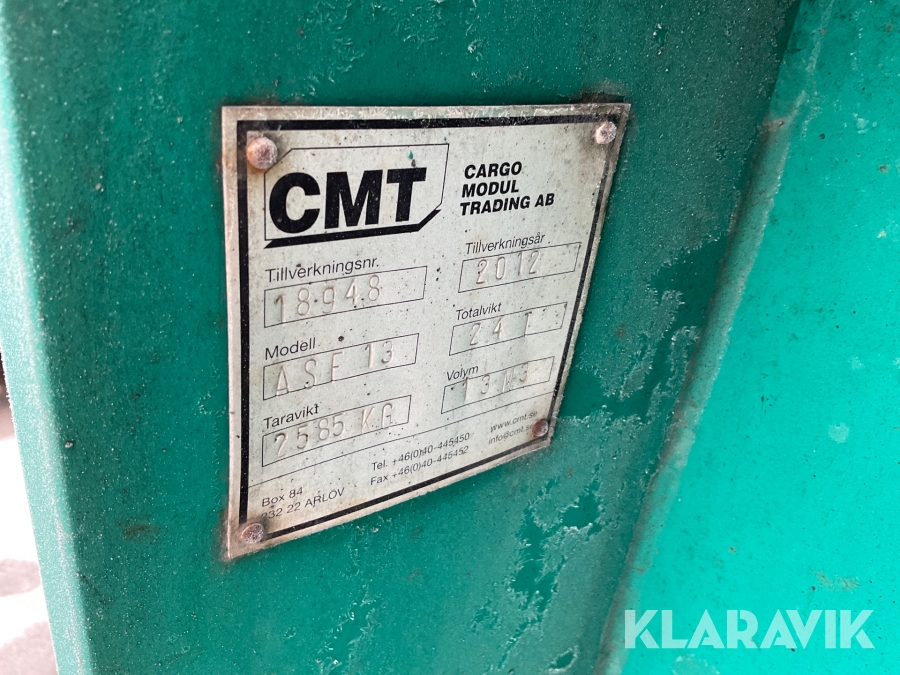 Asfaltsflak CMT ASF 13, Filipstad, Klaravik auktioner