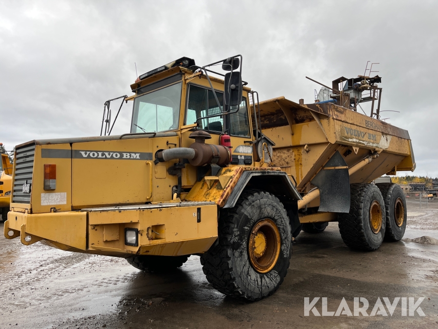 Dumper Volvo BM A30, Norrköping, Klaravik auktioner