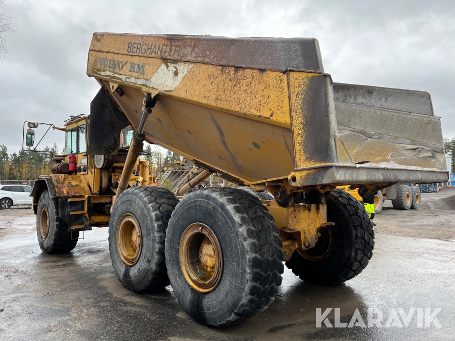 Dumper Volvo BM A30, Norrköping, Klaravik auktioner