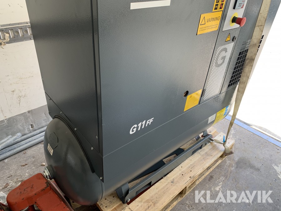 Klaravik Auktioner | Kompressor Atlas Copco G11FF