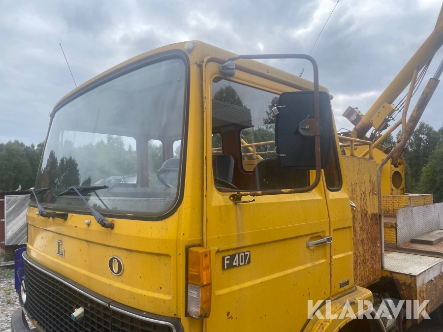 Skylift Volvo F407, Kalix, Klaravik auktioner