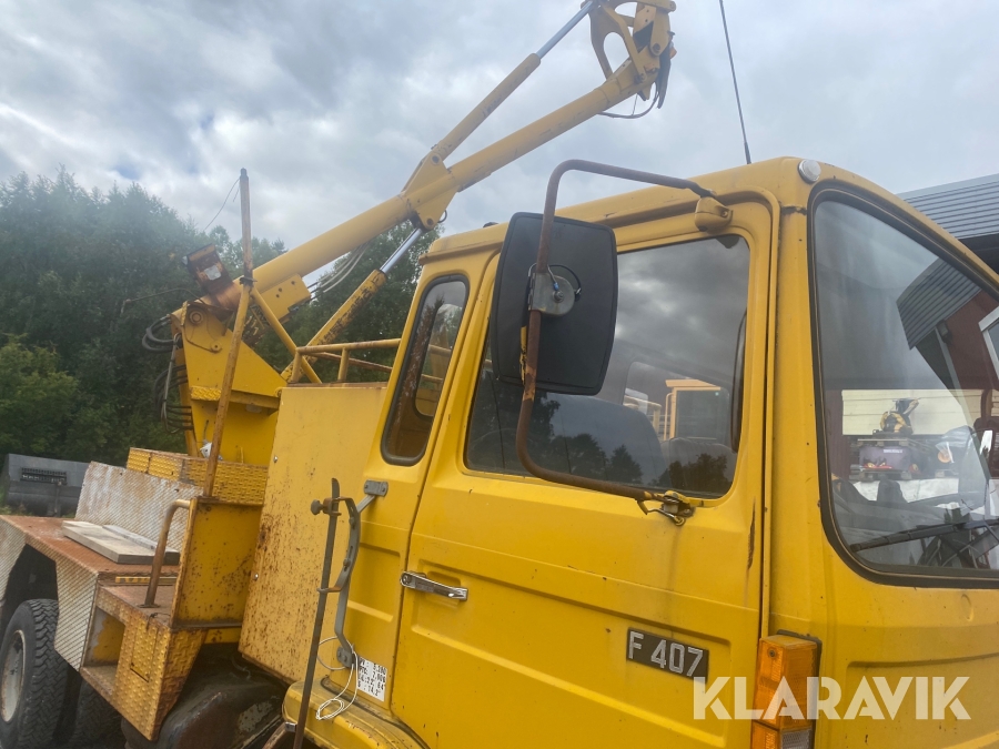 Skylift Volvo F407, Kalix, Klaravik auktioner