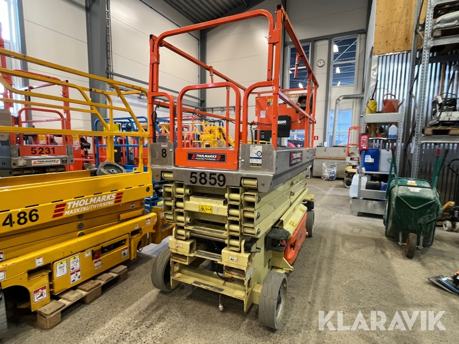 Saxlyft JLG 264ES, Södertälje, Klaravik auktioner