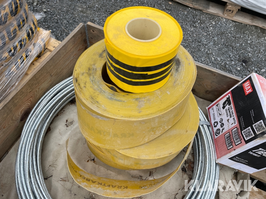 Jordspett, najjtråd samt kabelmarkeringsband, Krokom, Klarav