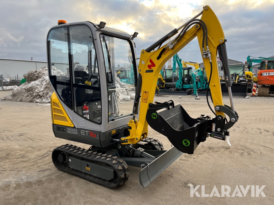 Grävmaskin Wacker Neuson ET16, Haninge,
