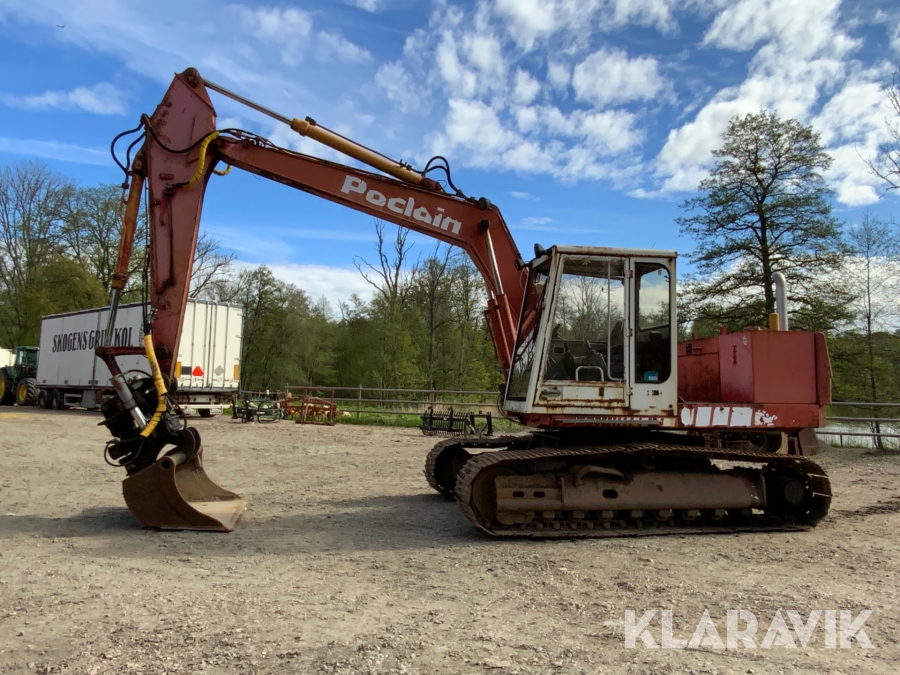 Bandgrävare Poclain 81 CK, Skara, Klaravik auktioner