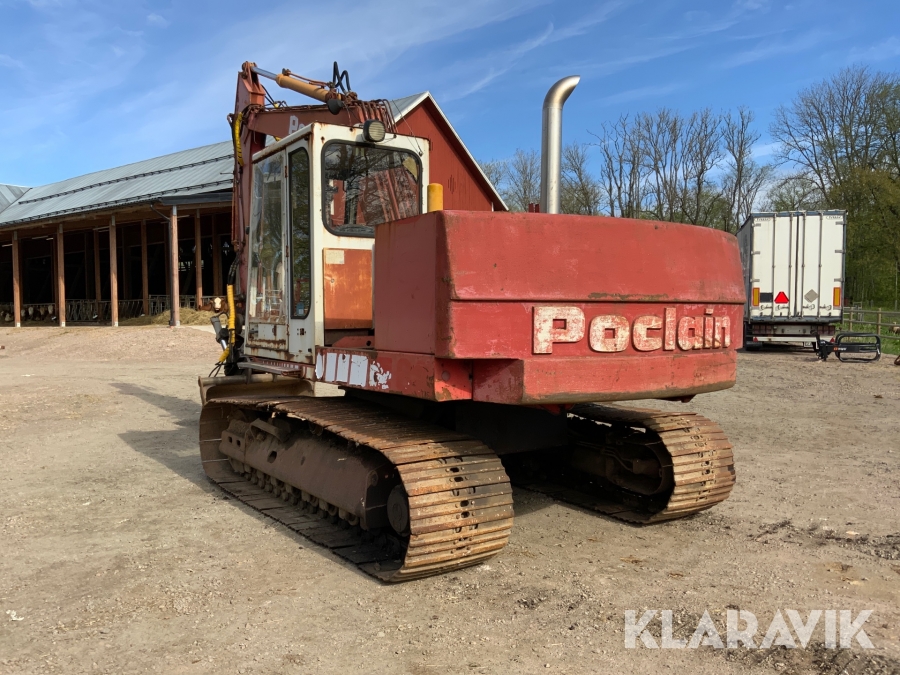 Bandgrävare Poclain 81 CK, Skara, Klaravik auktioner