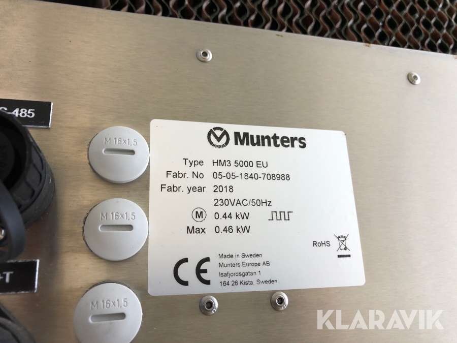 Klaravik Auktioner | Luftfuktare Humimax HM3