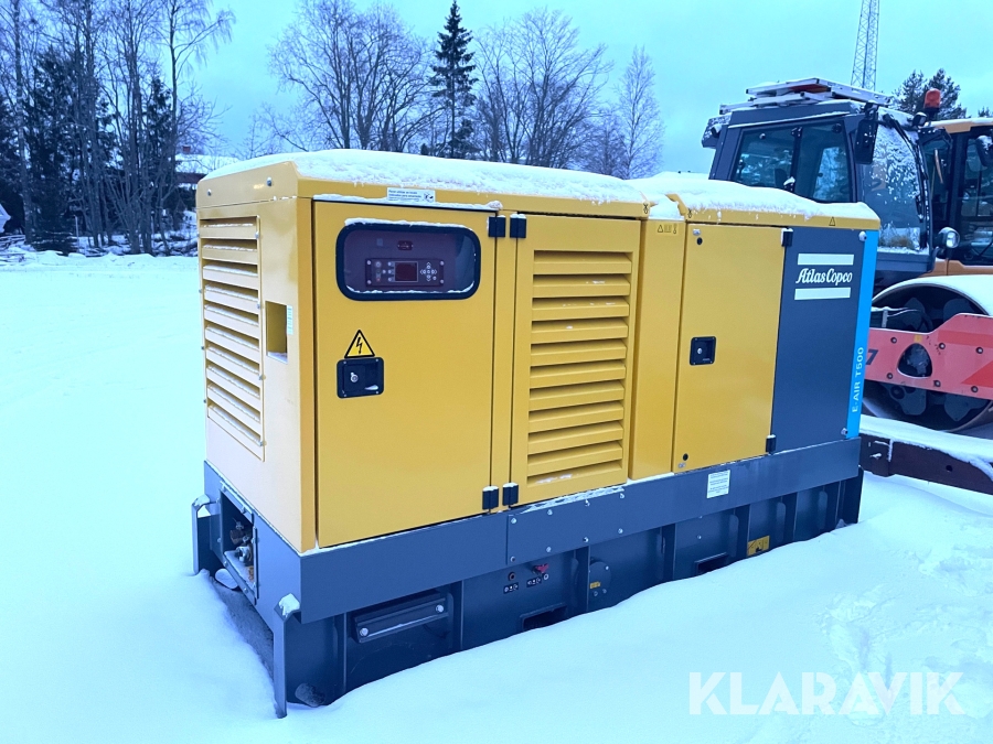 Kompressor E-Air Atlas Copco T-500, Härnösand,