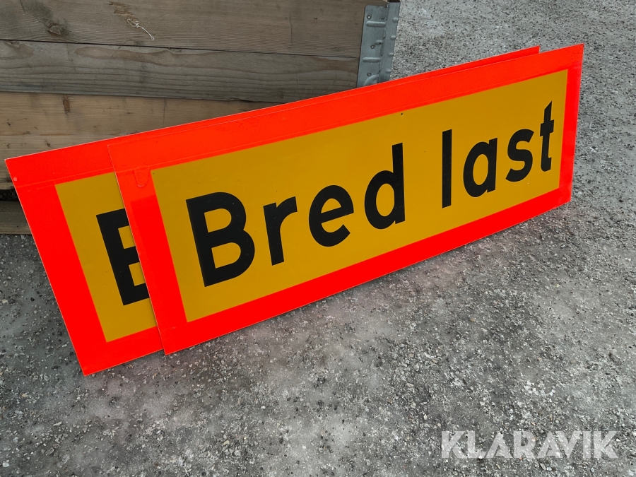 Klaravik Auktioner | Skyltar Bred last 2 st