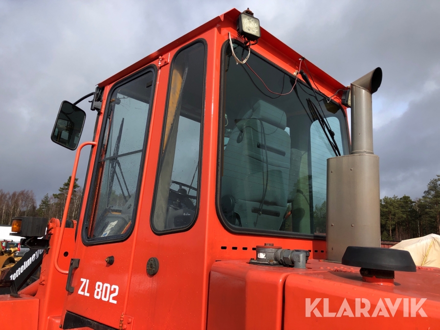 Klaravik Auktioner | Hjullastare Zettelmeyer ZL 802 med skopa och gafflar