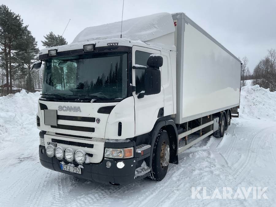 Lastbil Scania P280, Luleå, Klaravik auktioner