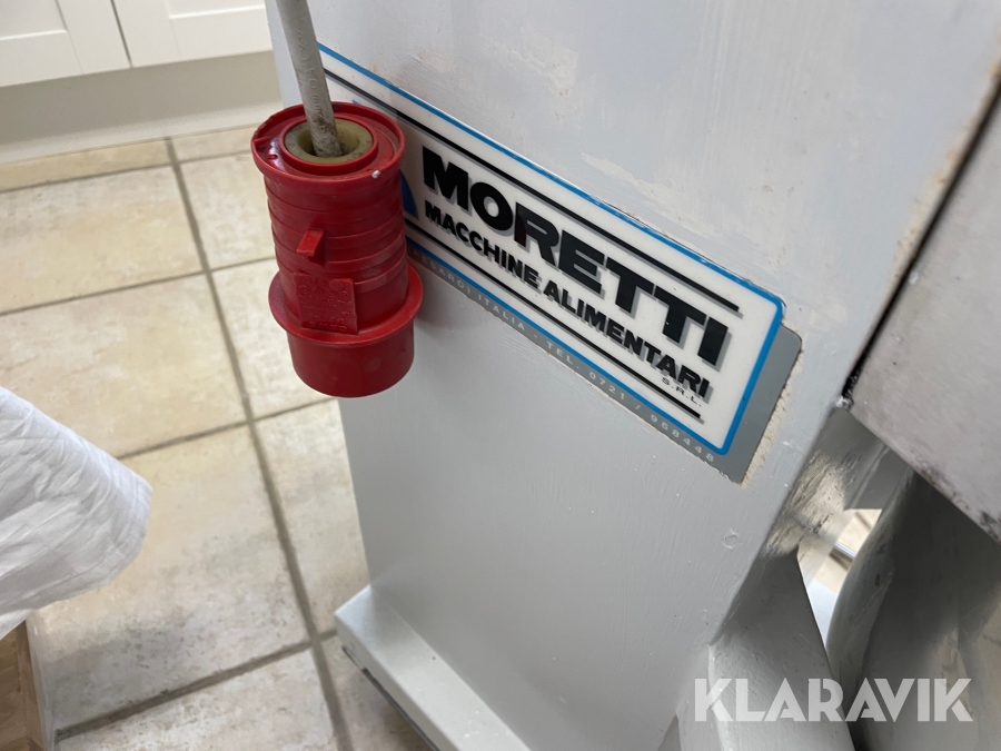 Matberedare Moretti, Lidköping, Klaravik auktioner