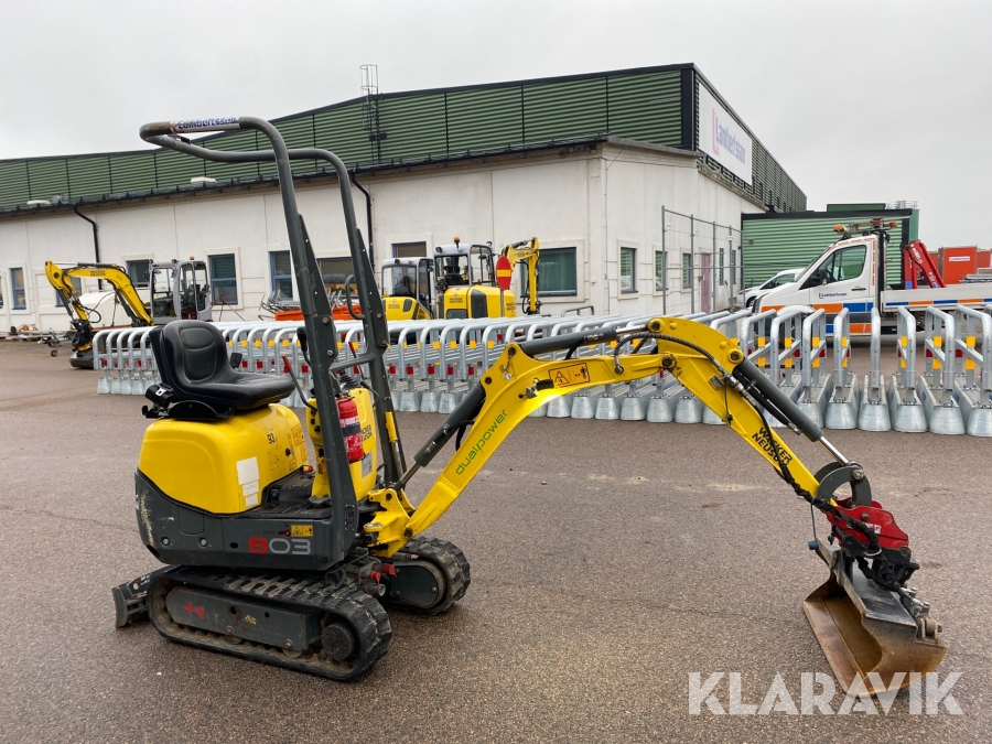 Grävmaskin Wacker Neuson 803 Dual Power