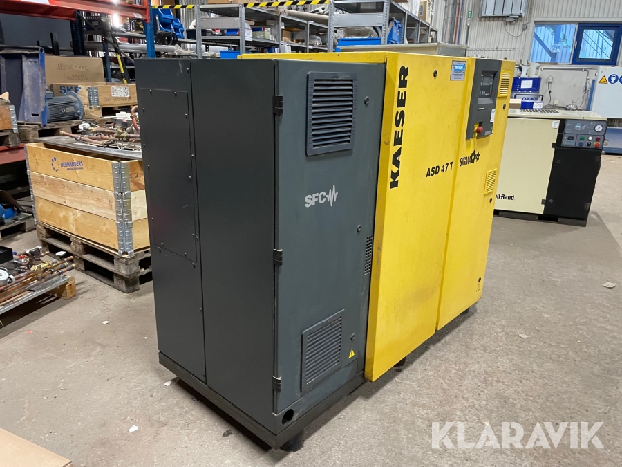 Kompressor Kaeser ASD47T, Kil, Klaravik auktioner
