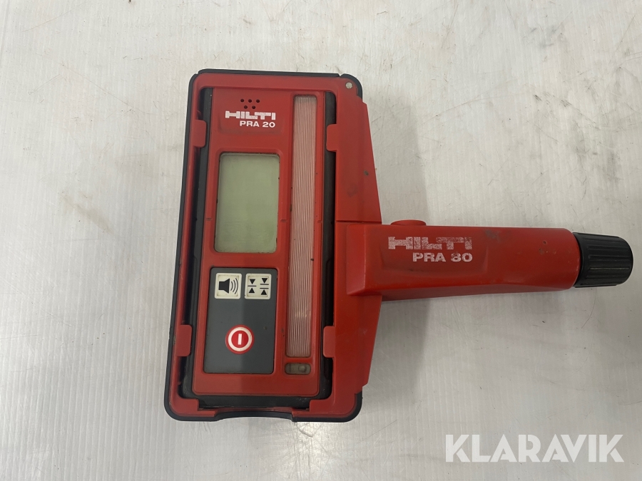 Planlaser inkl mottagare Hilti PRE 3 + PRA 20, Svalöv, Klara