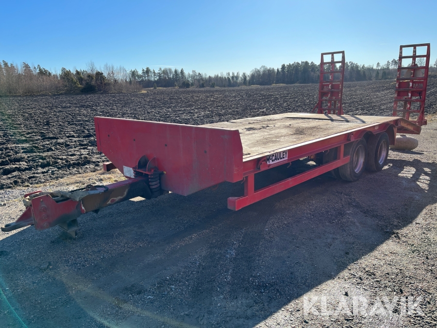 Maskintrailer McCauley MAC A2LL19, Trollhättan, Klaravik auk