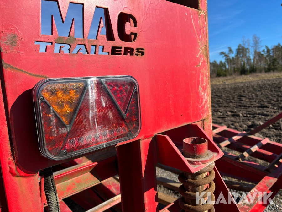 Maskintrailer McCauley MAC A2LL19, Trollhättan, Klaravik auk