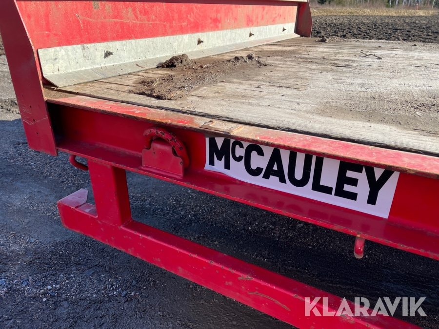 Maskintrailer McCauley MAC A2LL19, Trollhättan, Klaravik auk