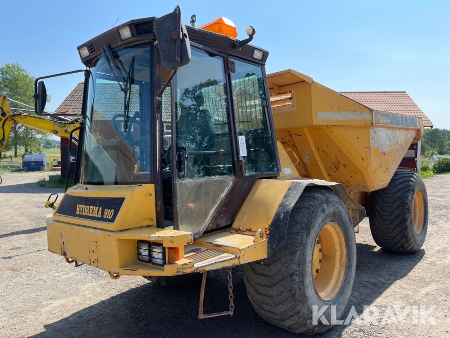 Dumper Hydrema 910, Knivsta, Klaravik auktioner
