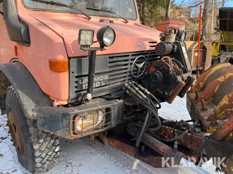 Redskapsbärare Mercedes Benz Unimog 1700 L, Nacka, Klaravik