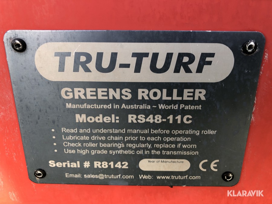 Green vält Tru-Turf RS48-11C