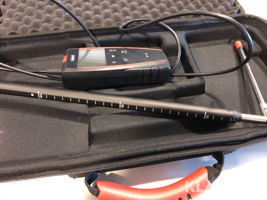 Klaravik Auktioner | Varmtrådsanemometer Kimo VT115