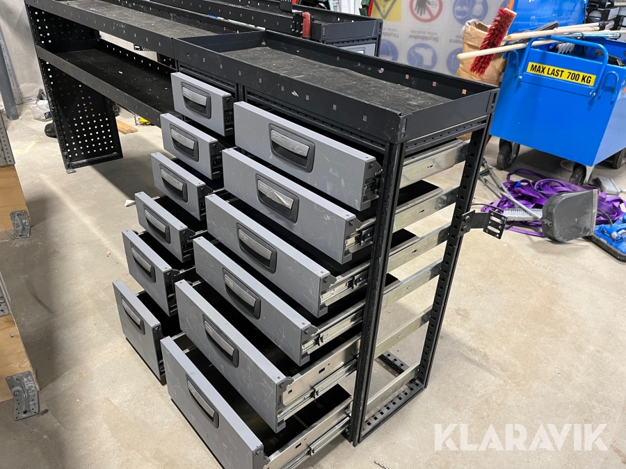 Bilinredning 3st Modul System, Norrköping, Klaravik auktione