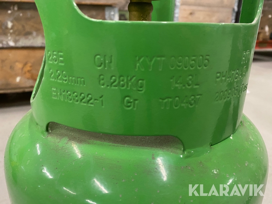 Klaravik Auktioner | Gastub för ac 14,3 L PH47BAR