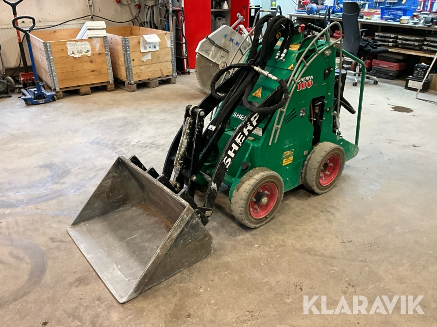 Kompaktlastare Sherpa 100 Eco, Karlskoga, Klaravik auktioner