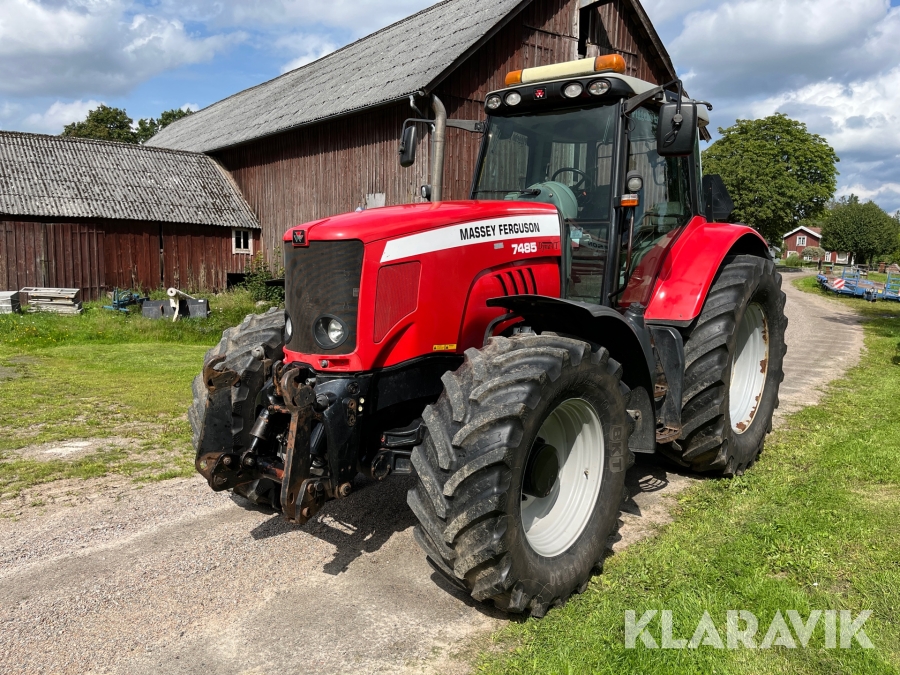 Traktor Massey Ferguson 7485, Hylte, Klaravik auktioner