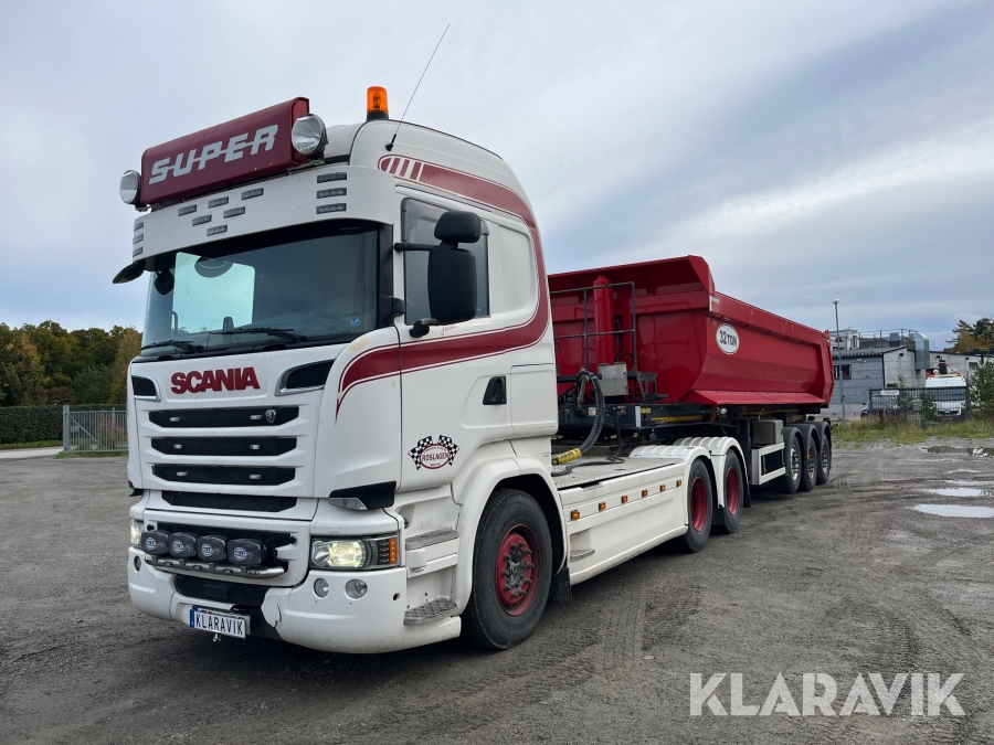 Lastbil Scania R580 LA6X2, Norrtälje, Klaravik auktioner