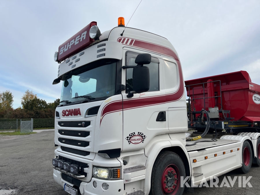 Lastbil Scania R580 LA6X2, Norrtälje, Klaravik auktioner