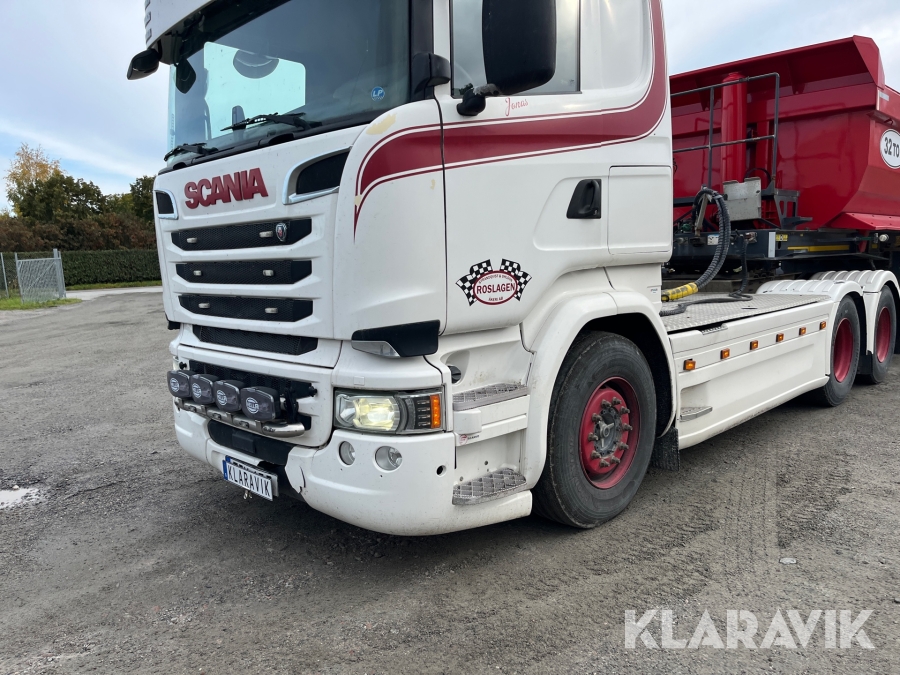 Lastbil Scania R580 LA6X2, Norrtälje, Klaravik auktioner