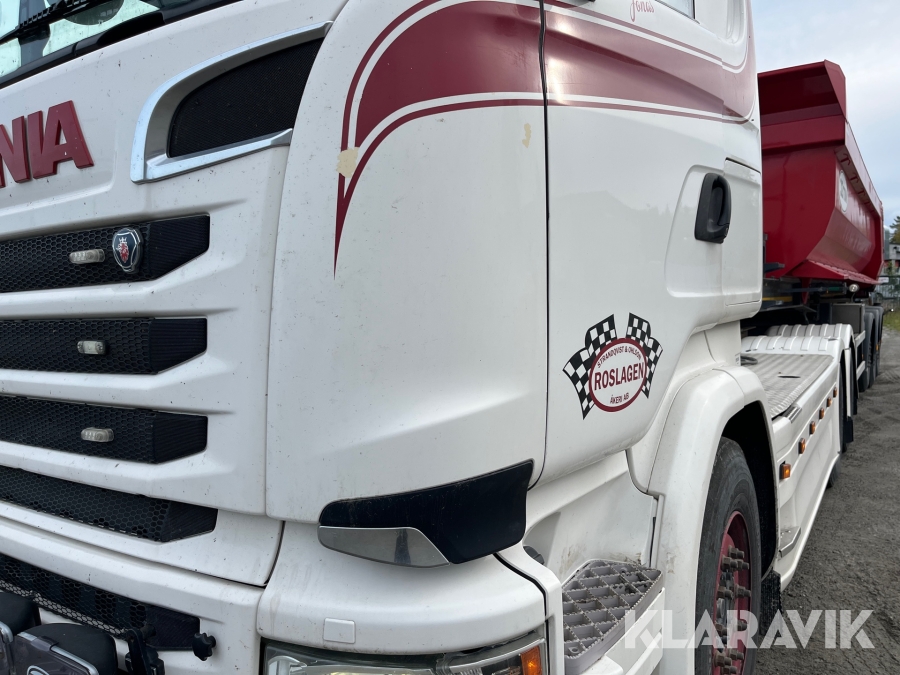 Lastbil Scania R580 LA6X2, Norrtälje, Klaravik auktioner