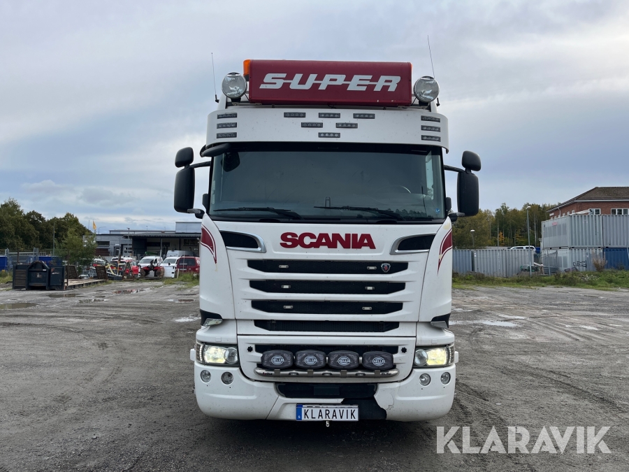 Lastbil Scania R580 LA6X2, Norrtälje, Klaravik auktioner