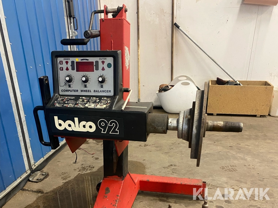 Balanseringsmaskin Balco, Vetlanda, Klaravik auktioner