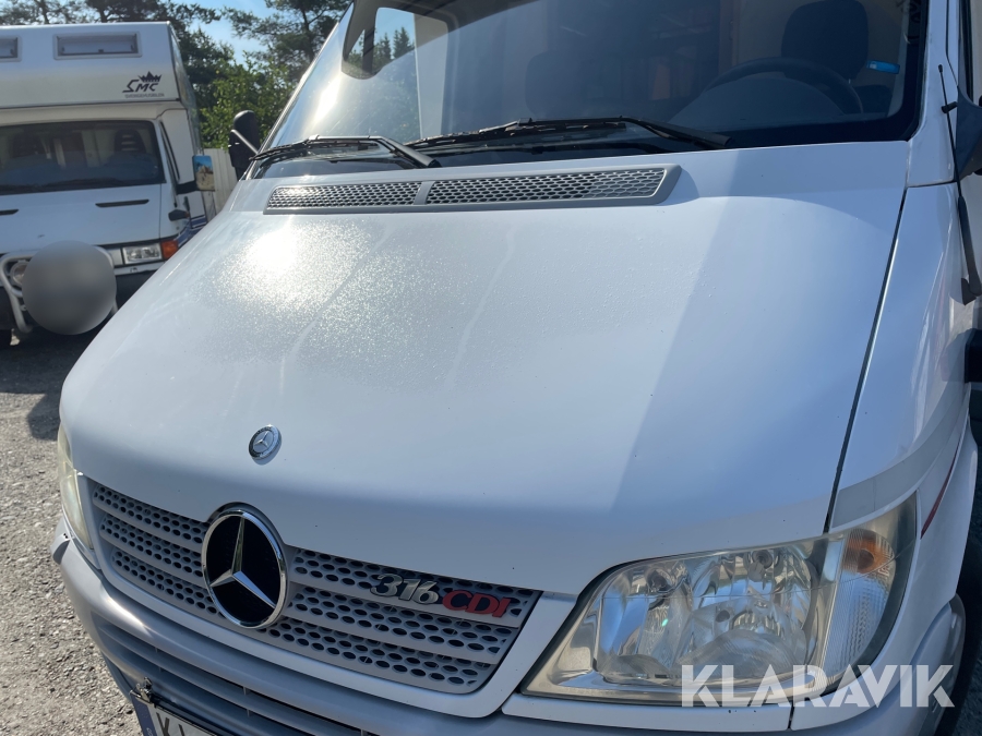 Husbil Mercedes 316 CDI, Göteborg, Klaravik auktioner
