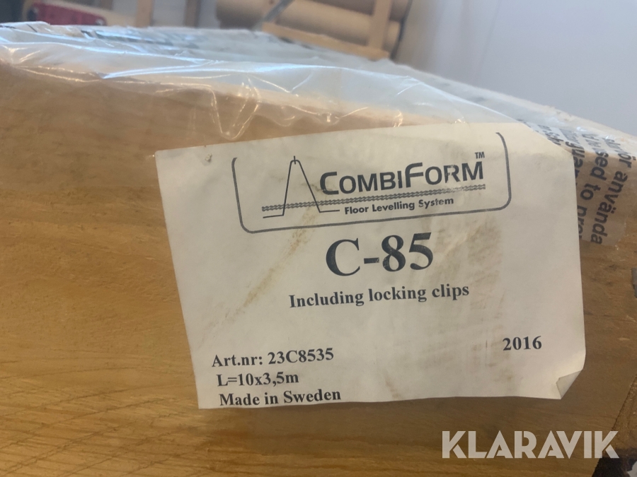 Combiform C-85, Växjö, Klaravik auktioner