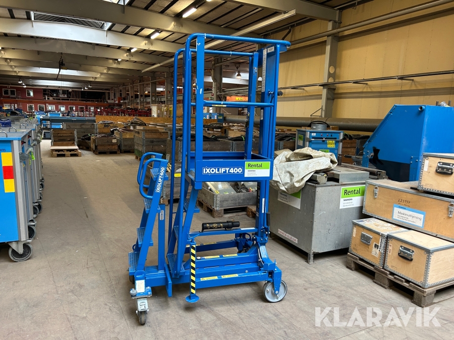 Pelarlift Ixolift 400 WS, Göteborg, Klaravik auktioner