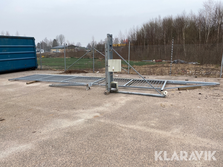 Fordonsgrind motorstyrd, Hylte, Klaravik auktioner