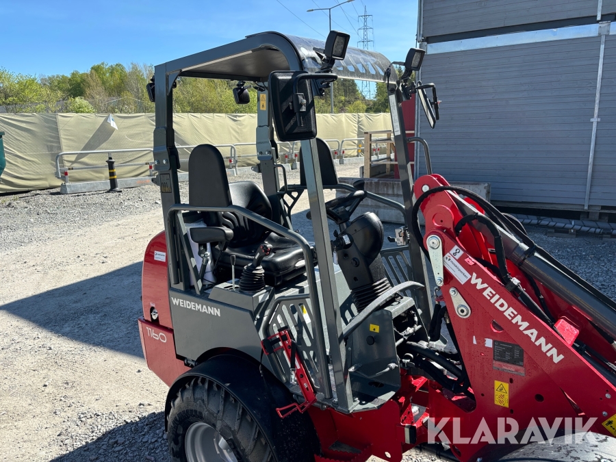 Hjullastare Weidemann 1160, Stockholm, Klaravik auktioner