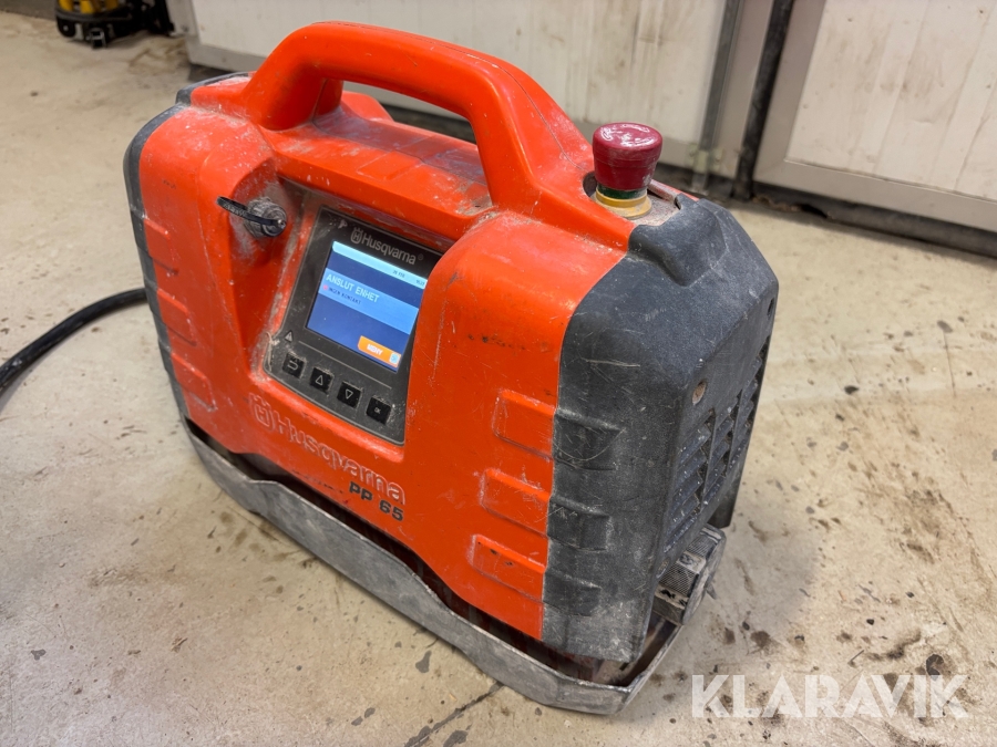Kraftaggregat Husqvarna PP 65, Örebro, Klaravik auktioner
