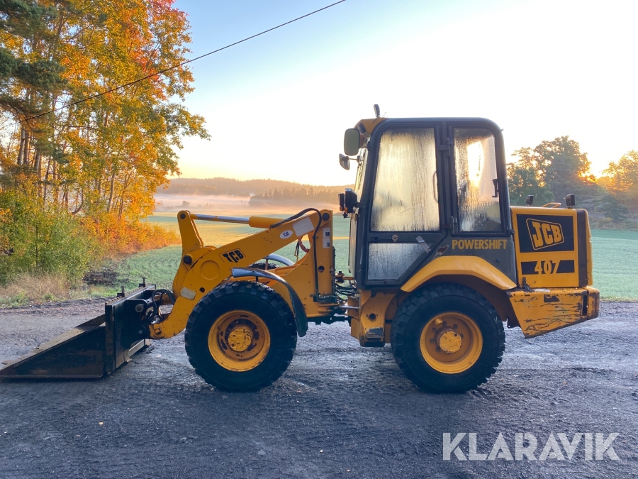 Hjullastare JCB 407, Norrköping, Klaravik auktioner
