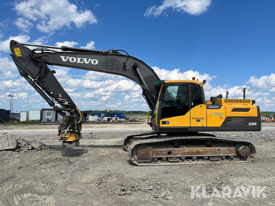 Grävmaskin Volvo EC 250D, Norrköping, Klaravik auktioner