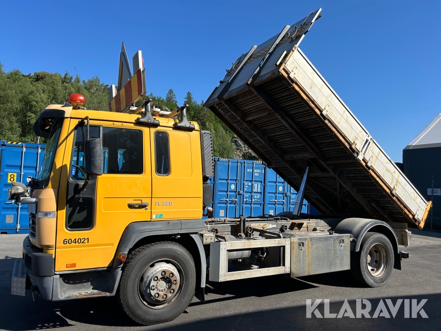 Tippbil Volvo FL6 220, Göteborg, Klaravik auktioner