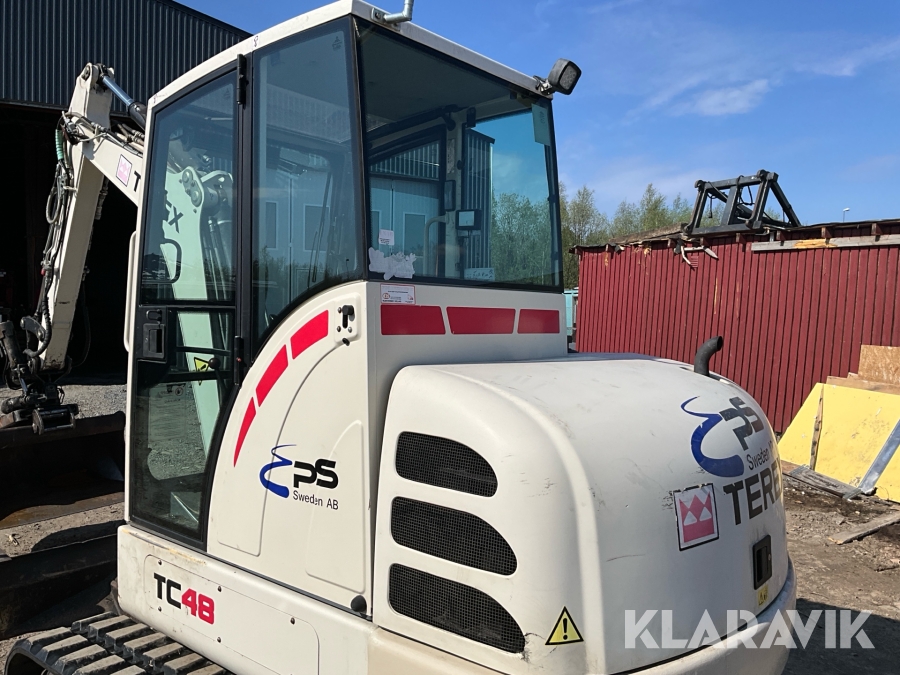 Grävmaskin Terex TC48, Gällivare, Klaravik auktioner