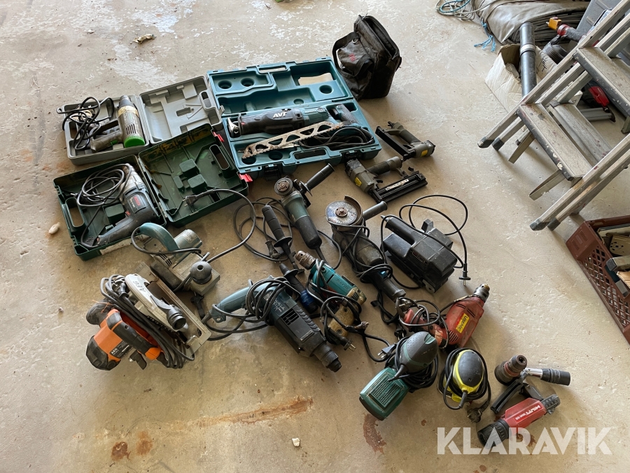Diverse handverktyg, Karlskrona, Klaravik auktioner